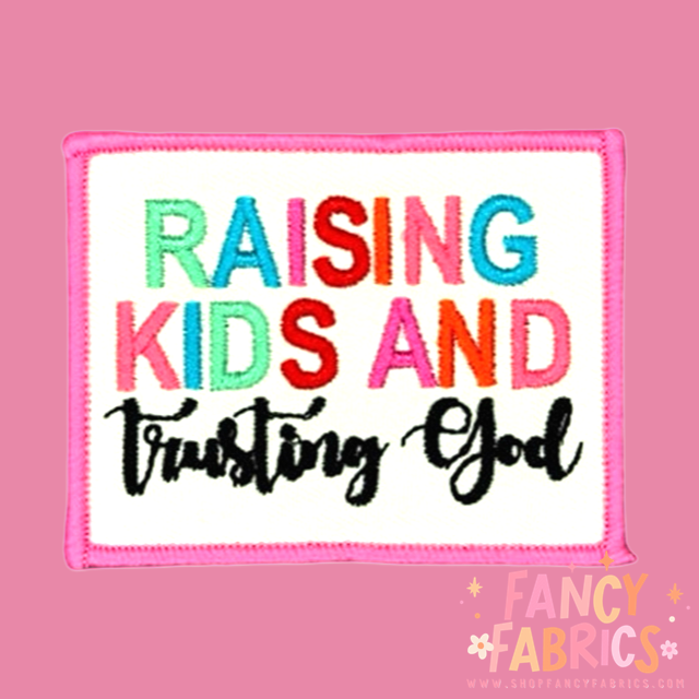 Trusting God | Iron On Patch – Fancy Fabrics