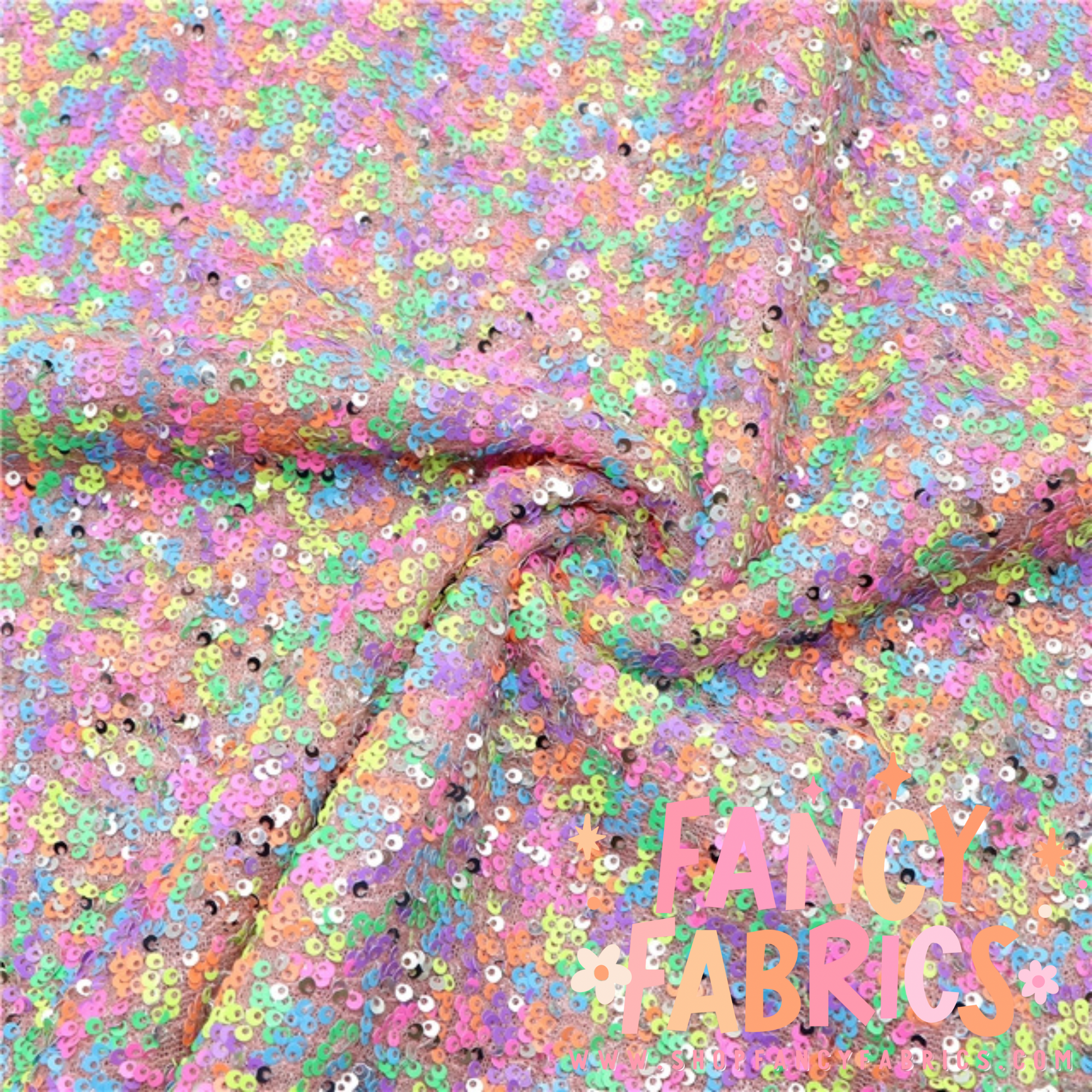 Sprinkle | Sequin Polyester | Ready To Ship – Fancy Fabrics