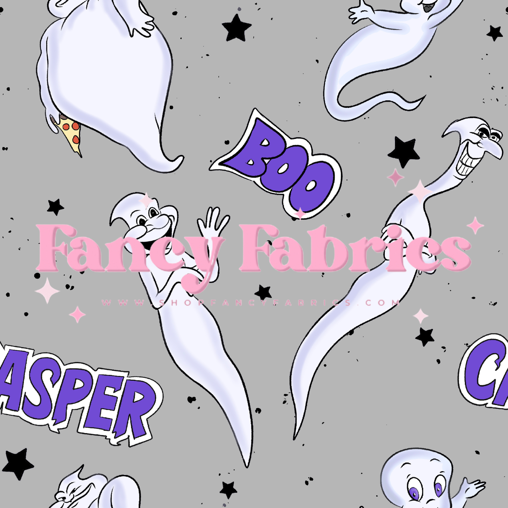 Casper (Gray) | PREORDER | By The Yard – Fancy Fabrics