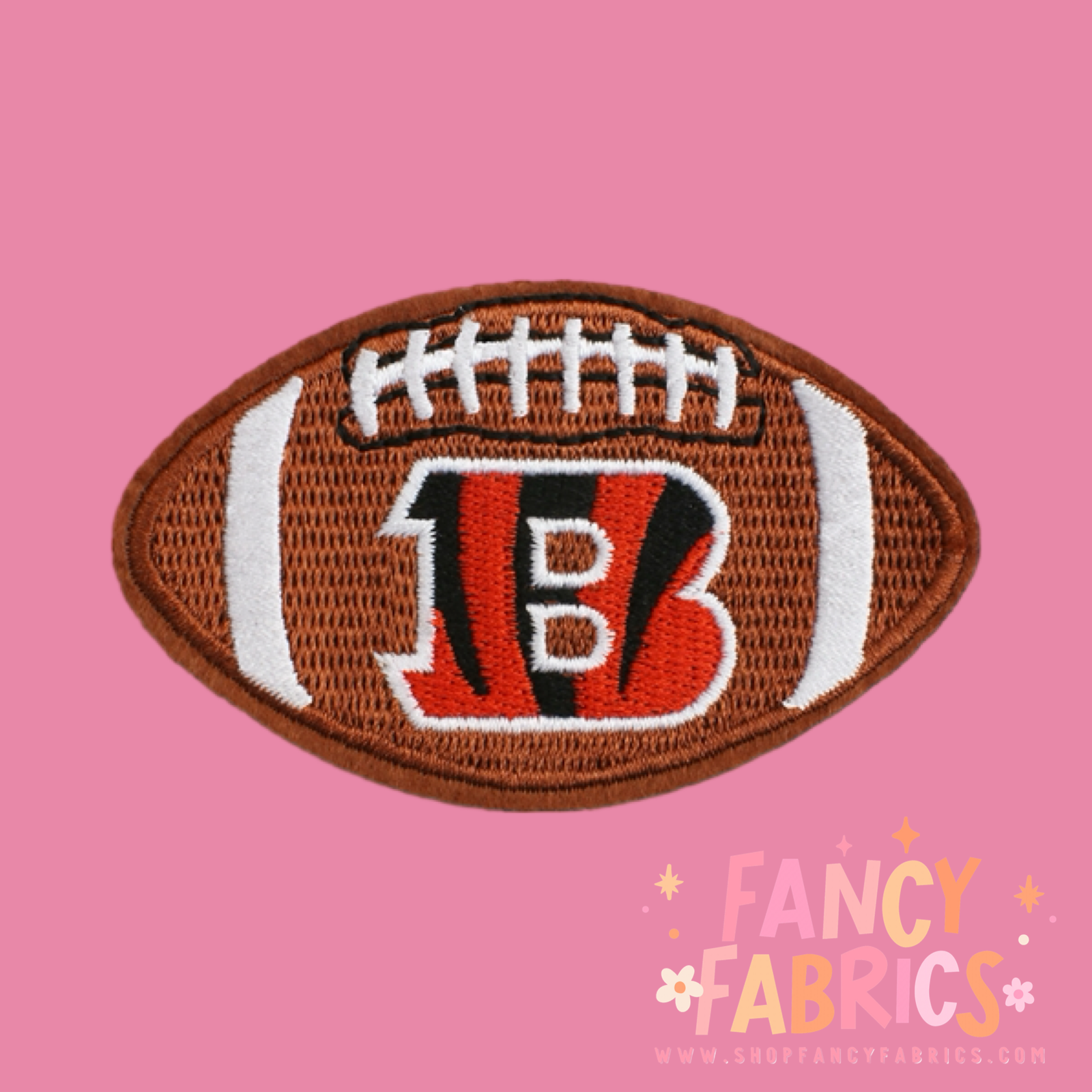 Cincy Football | Iron On Patch – Fancy Fabrics