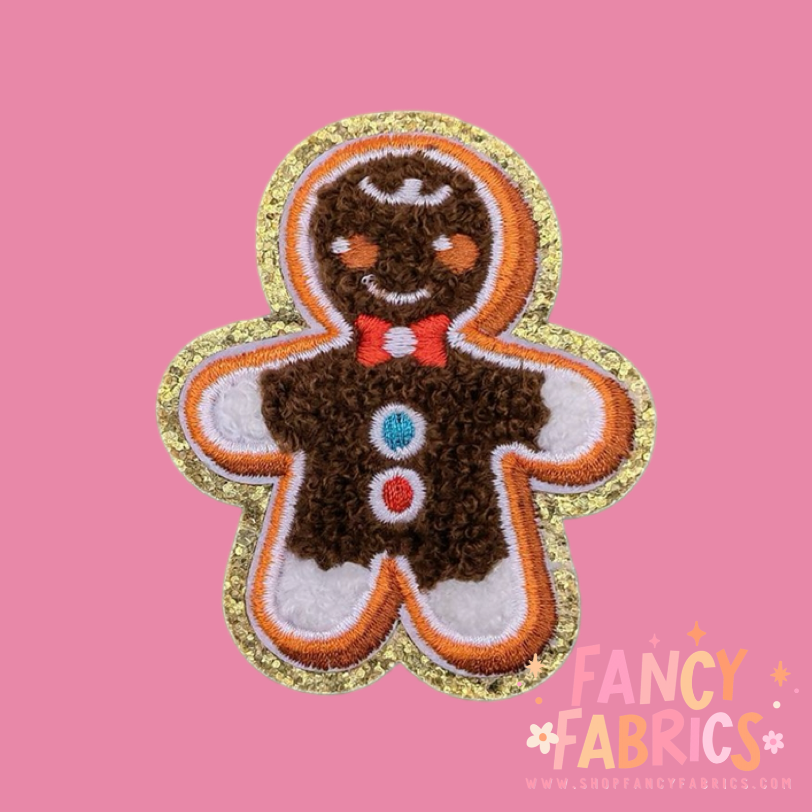 Decorated Gingerbread | Iron On Patch – Fancy Fabrics