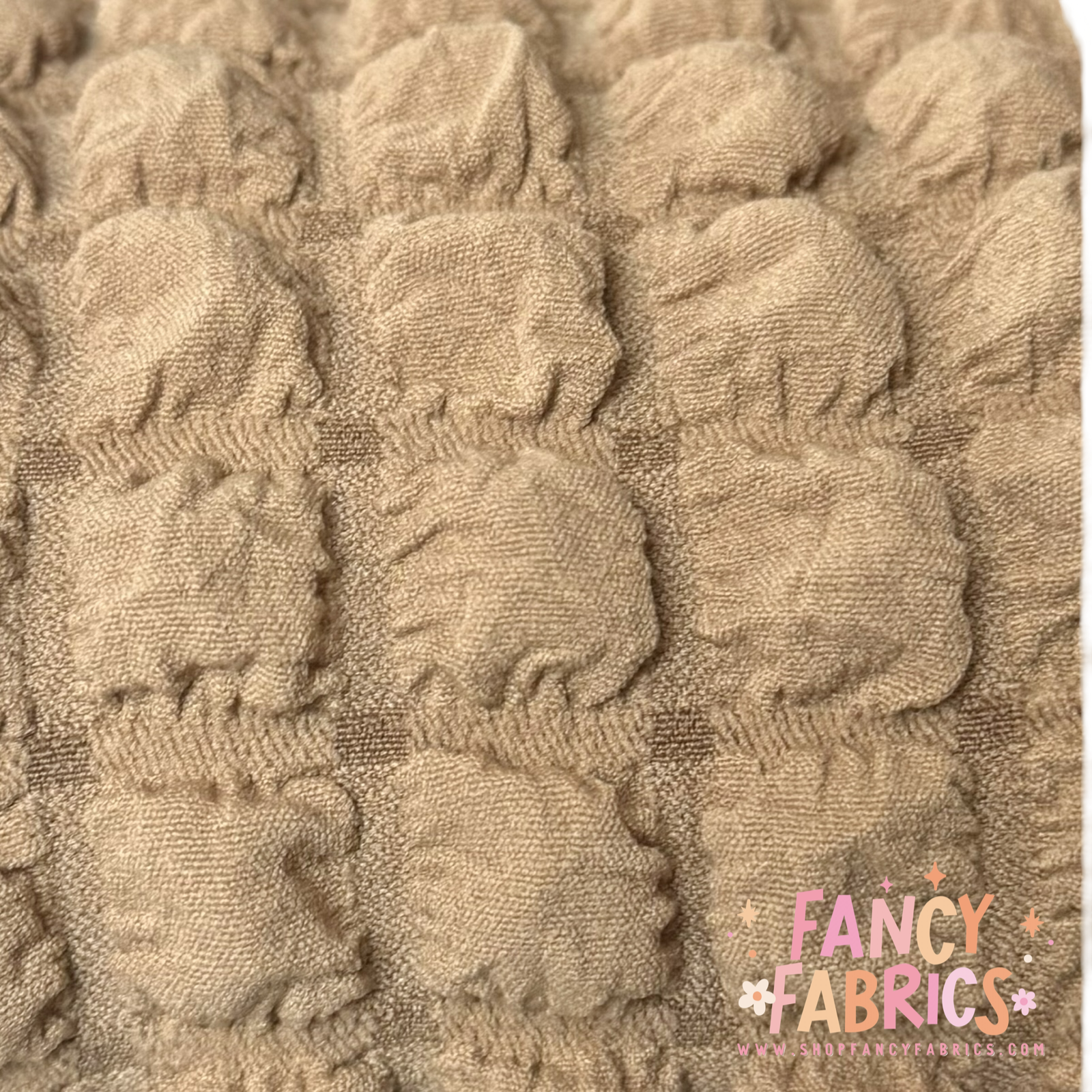 Tan | Bubble Knit | Ready To Ship – Fancy Fabrics