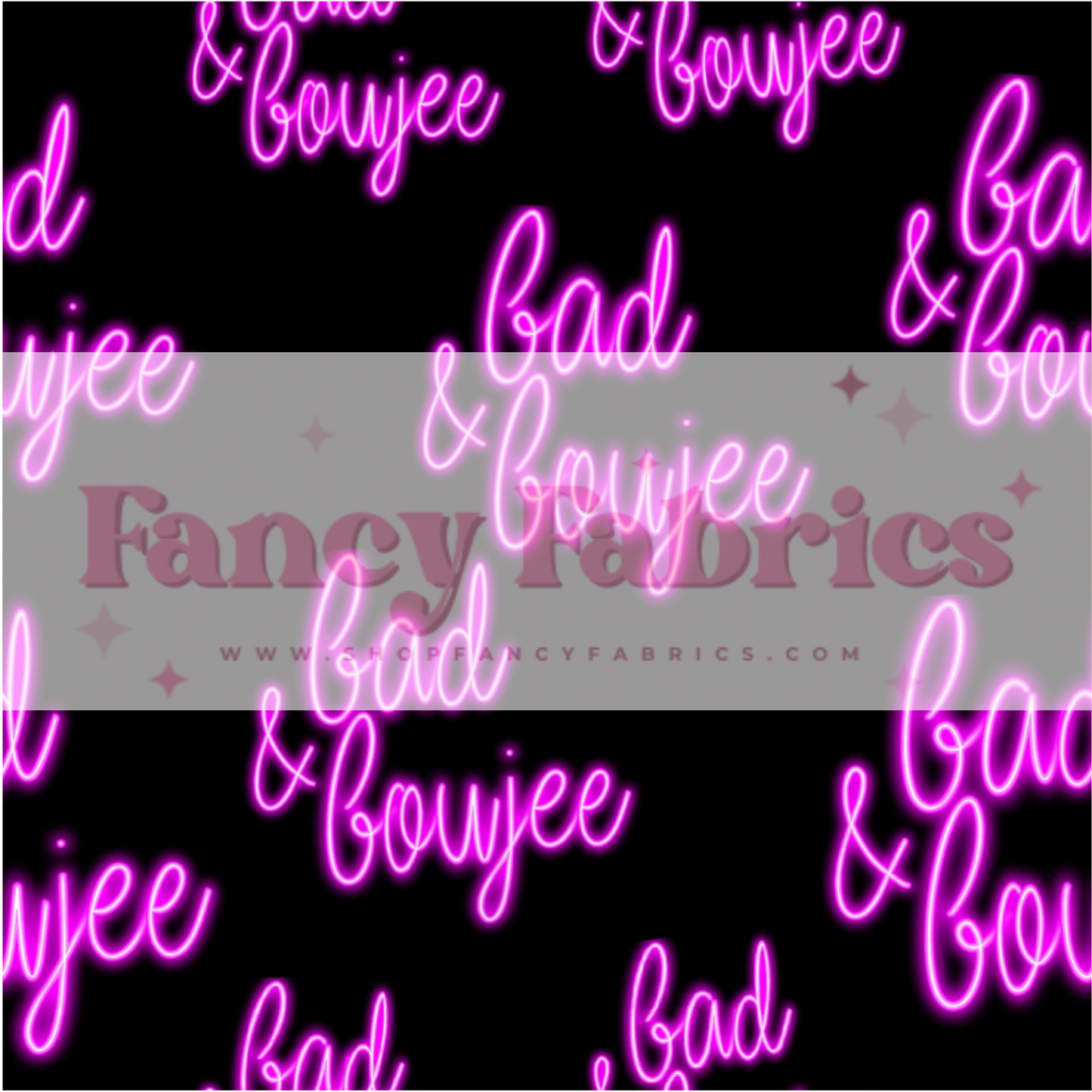 Bad & Boujee | PREORDER | By The Yard – Fancy Fabrics