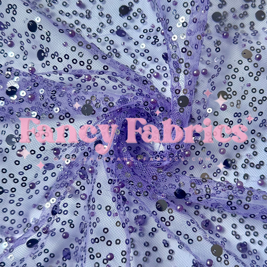 Sequin + Pearl Mesh – Fancy Fabrics
